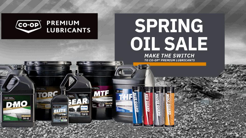 Spring Oil Sale | Cornerstone Co-op
