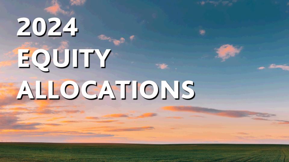 2024 EQUITY ALLOCATIONS | Cornerstone Co-op